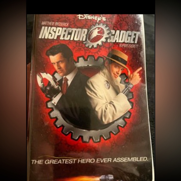 Other | Disneys Inspector Gadget Vhs Tape Movie Vintage | Poshmark